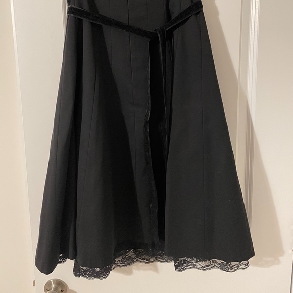 Dresses | Classic Strapless Back Dress With Textured Crinoline Peeking ...